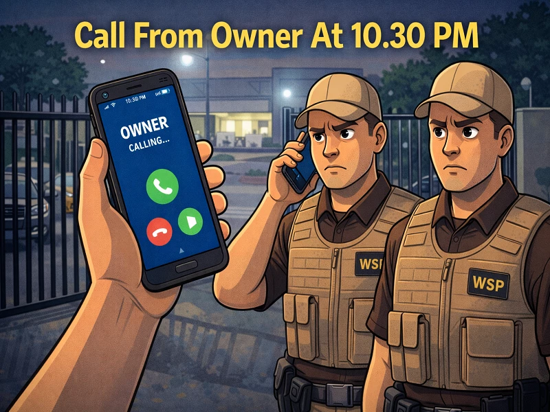 Late Night Gate Security Alert | WSP India Blog